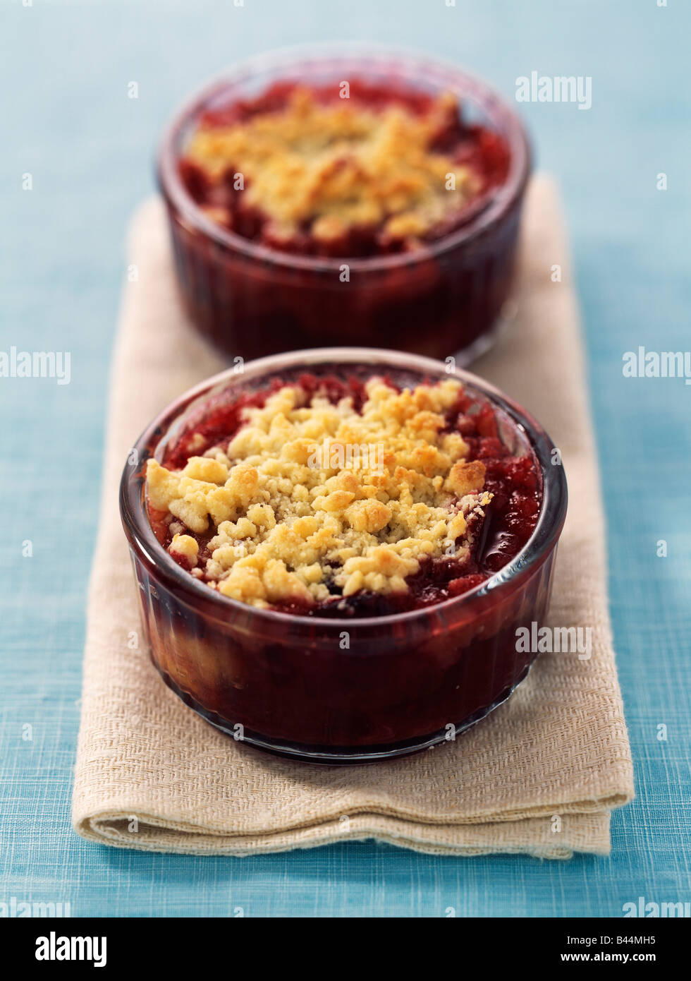 Quetsch plum crumble Stock Photo - Alamy