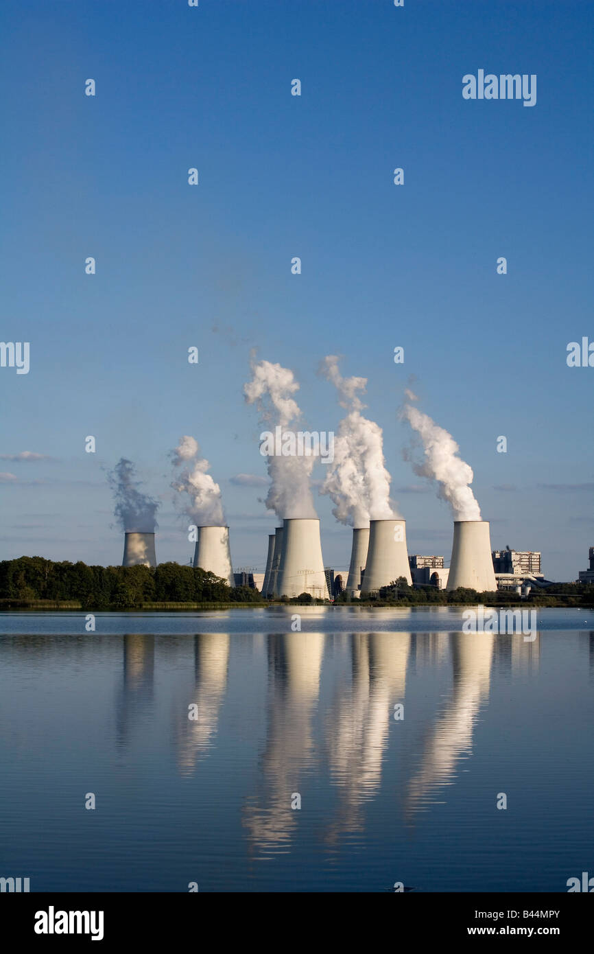 Brown Coal Power Plant Jaenschwalde Run By Vattenfall One Of The Worlds