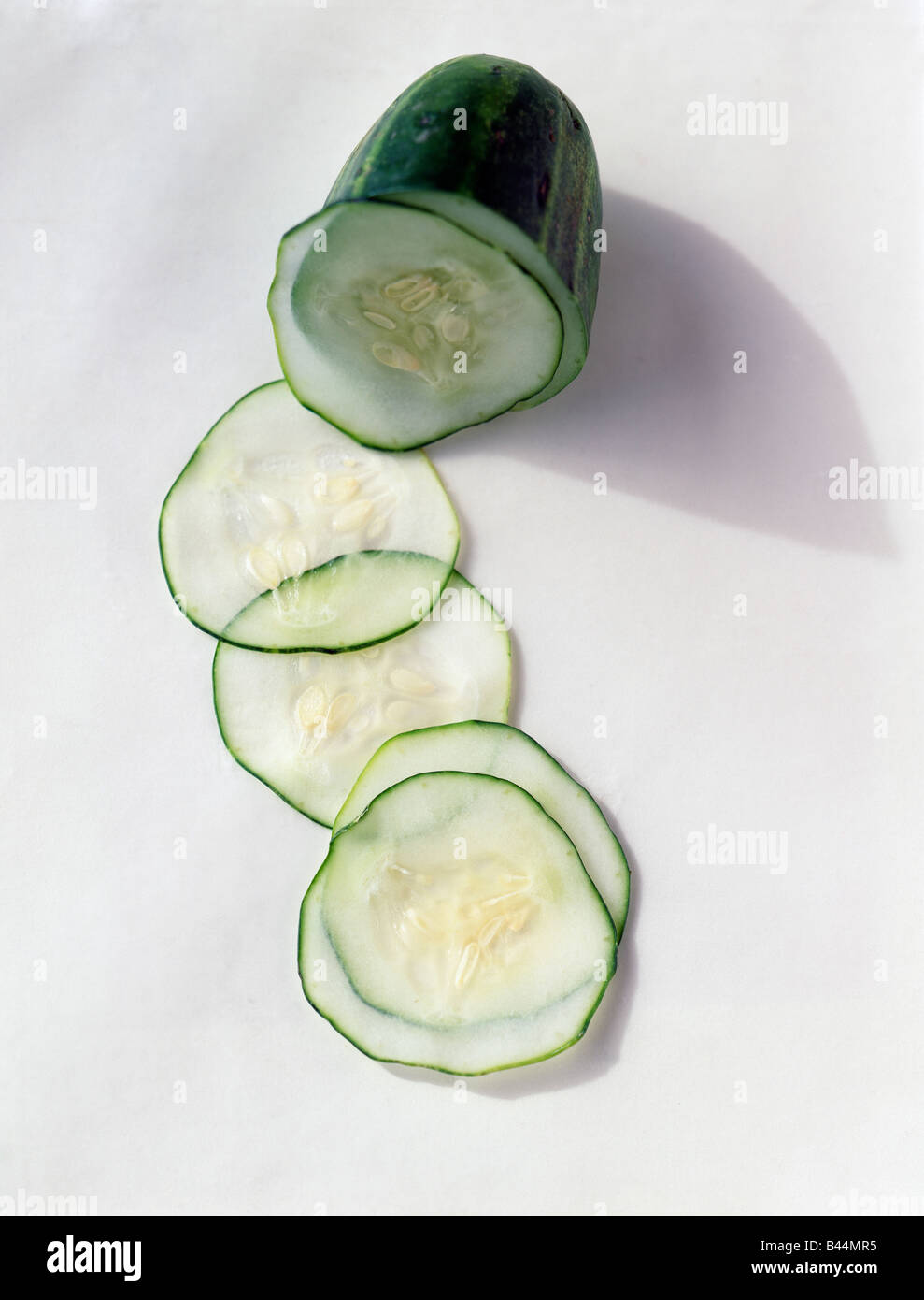 thin slices of cucumber Stock Photo - Alamy