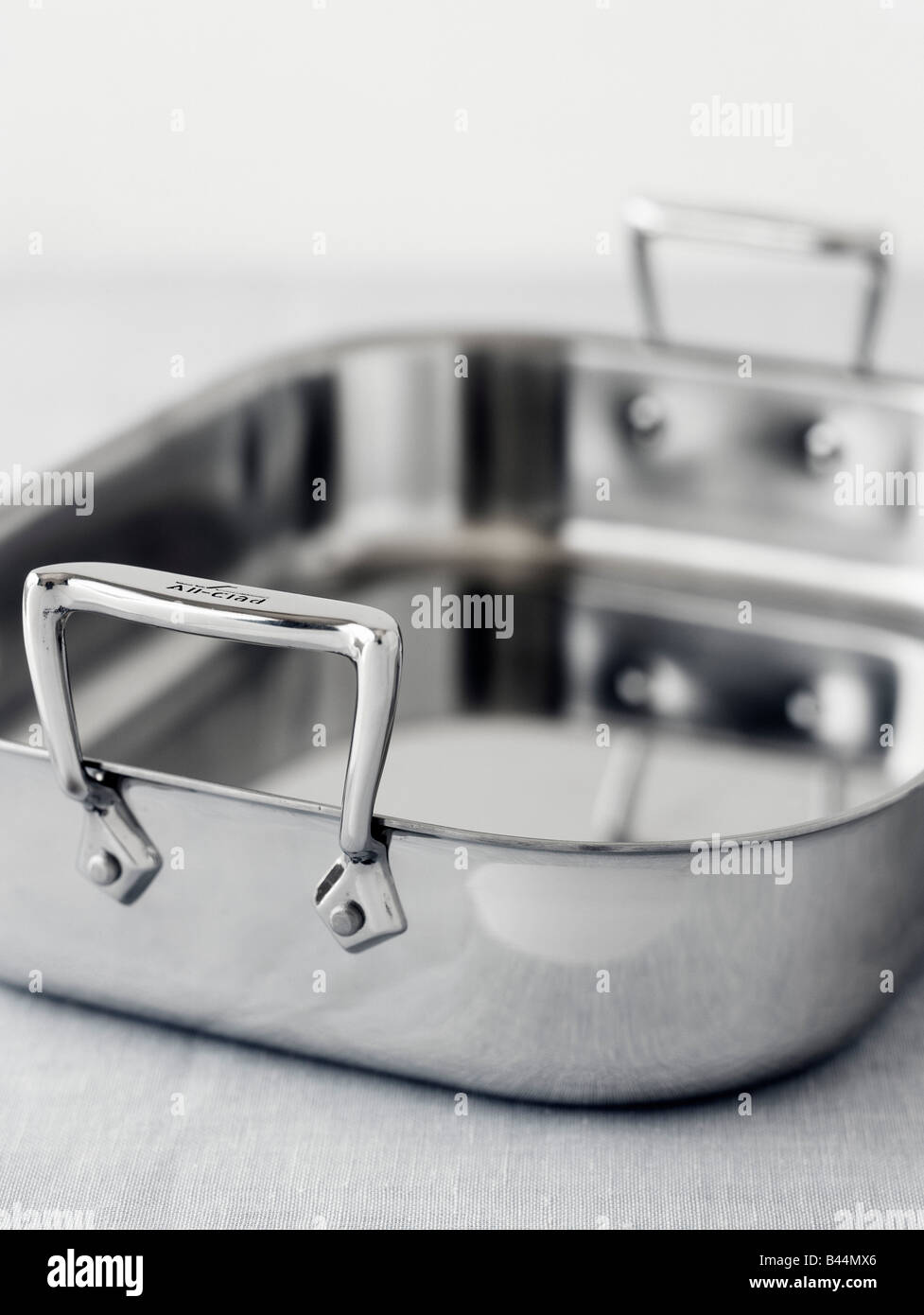metal dish for the oven Stock Photo - Alamy