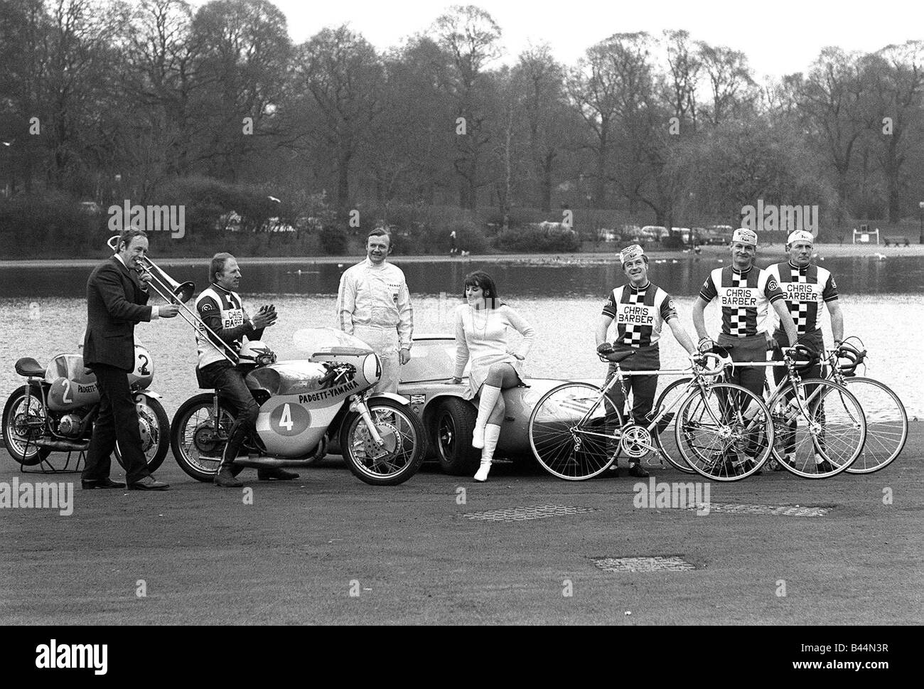 Chris Barber 1st from R March 1969 Famous band leader and trombon ...
