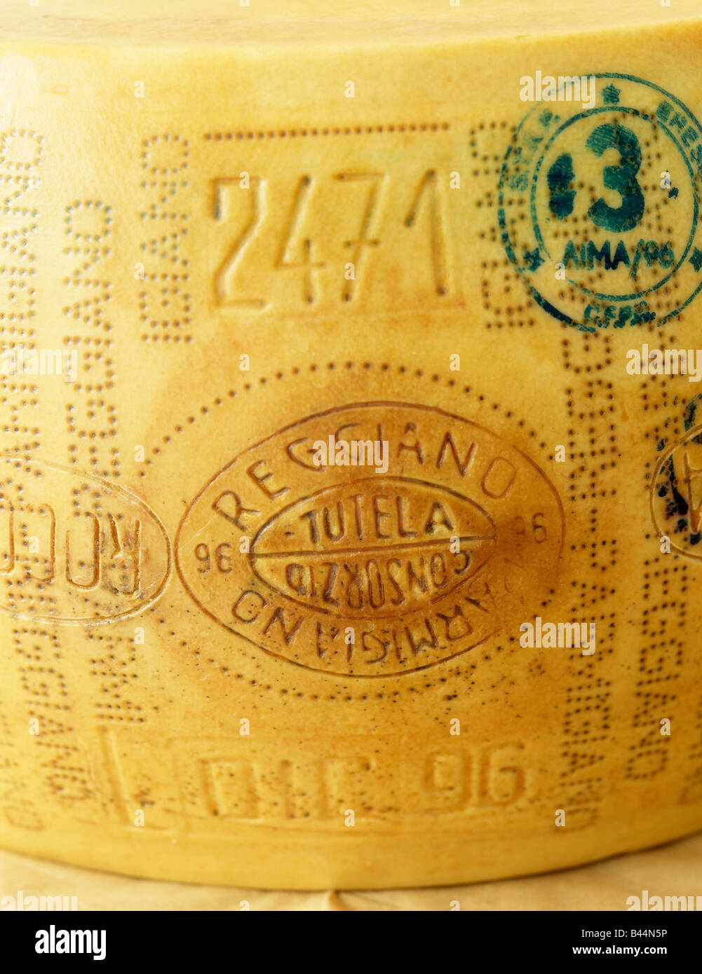 Close-up of a whole parmesan Stock Photo - Alamy