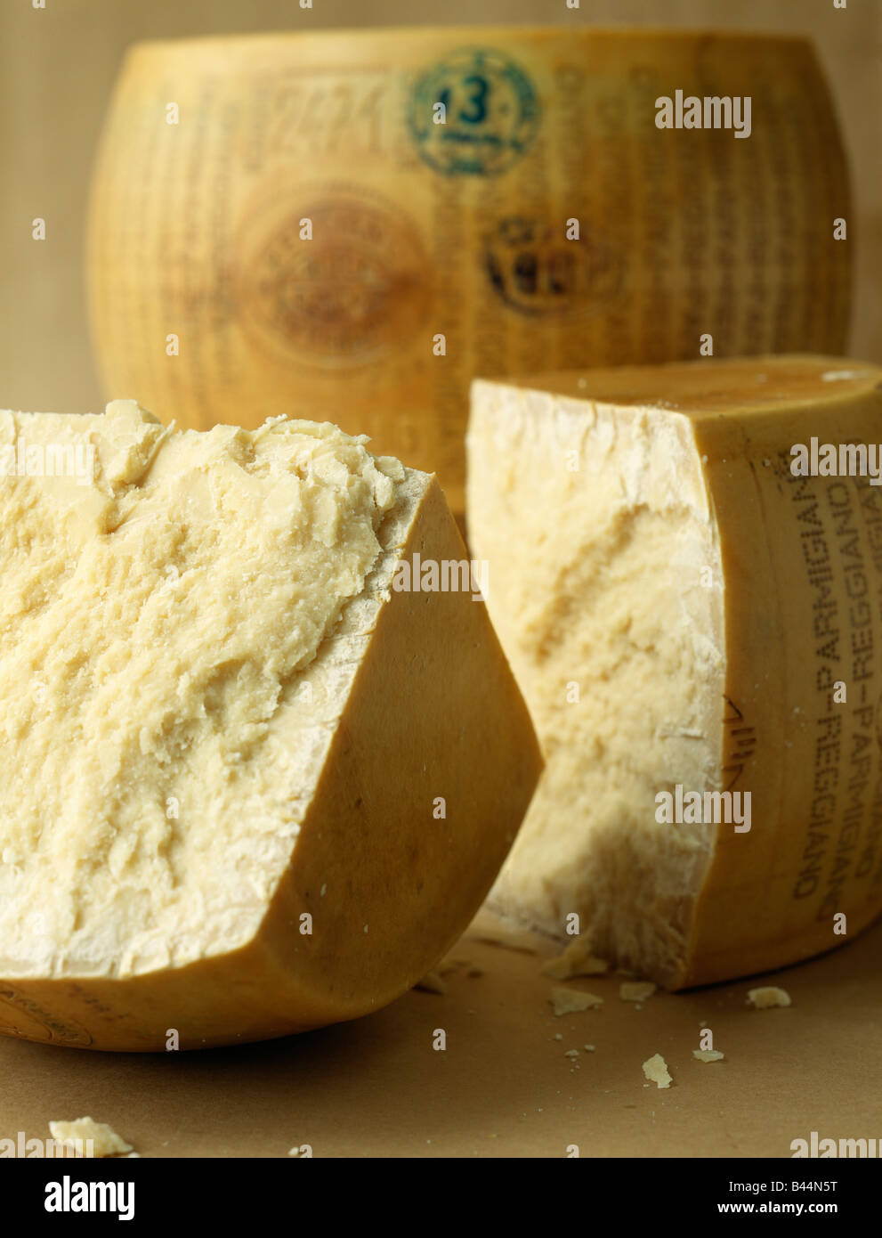 Big pieces of parmesan Stock Photo - Alamy