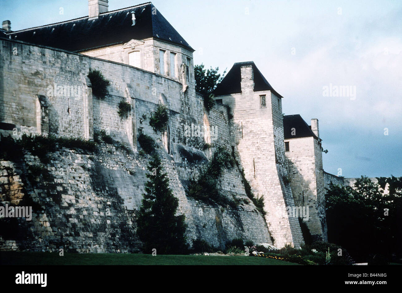 France Normandy Caen Castle circa 1975 Stock Photo - Alamy