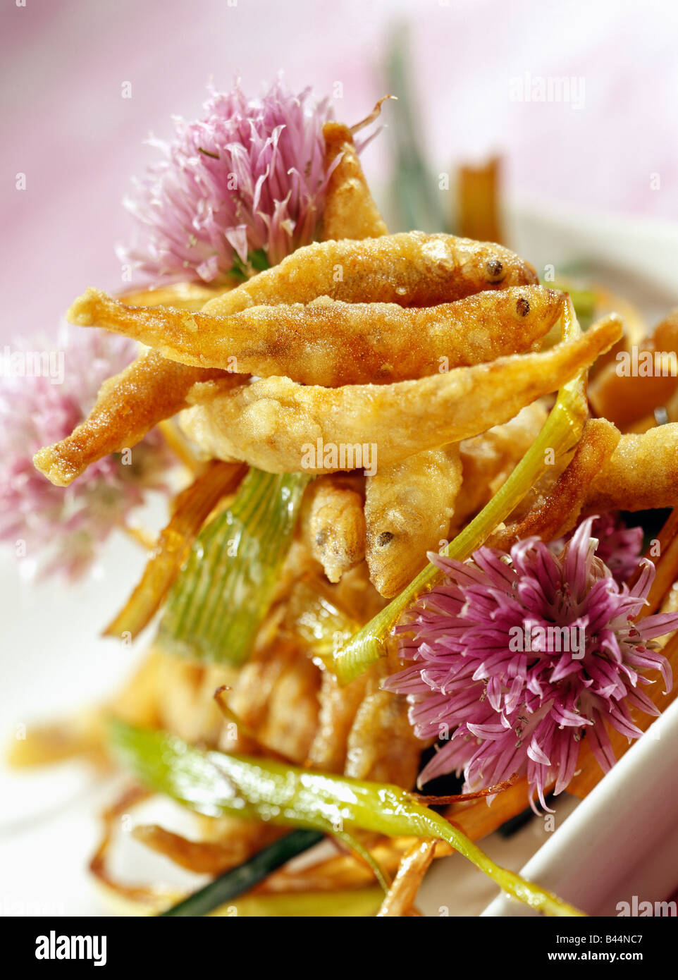 Deep fried smelt fish Stock Photo - Alamy