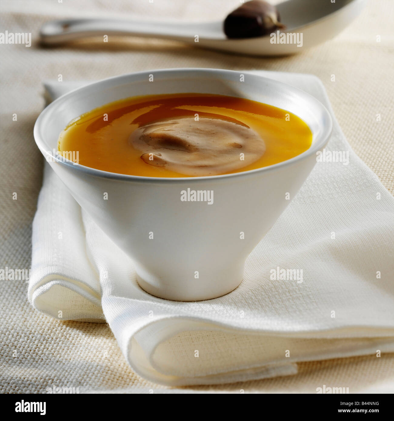 Pumpkin and chestnut soup Stock Photo - Alamy
