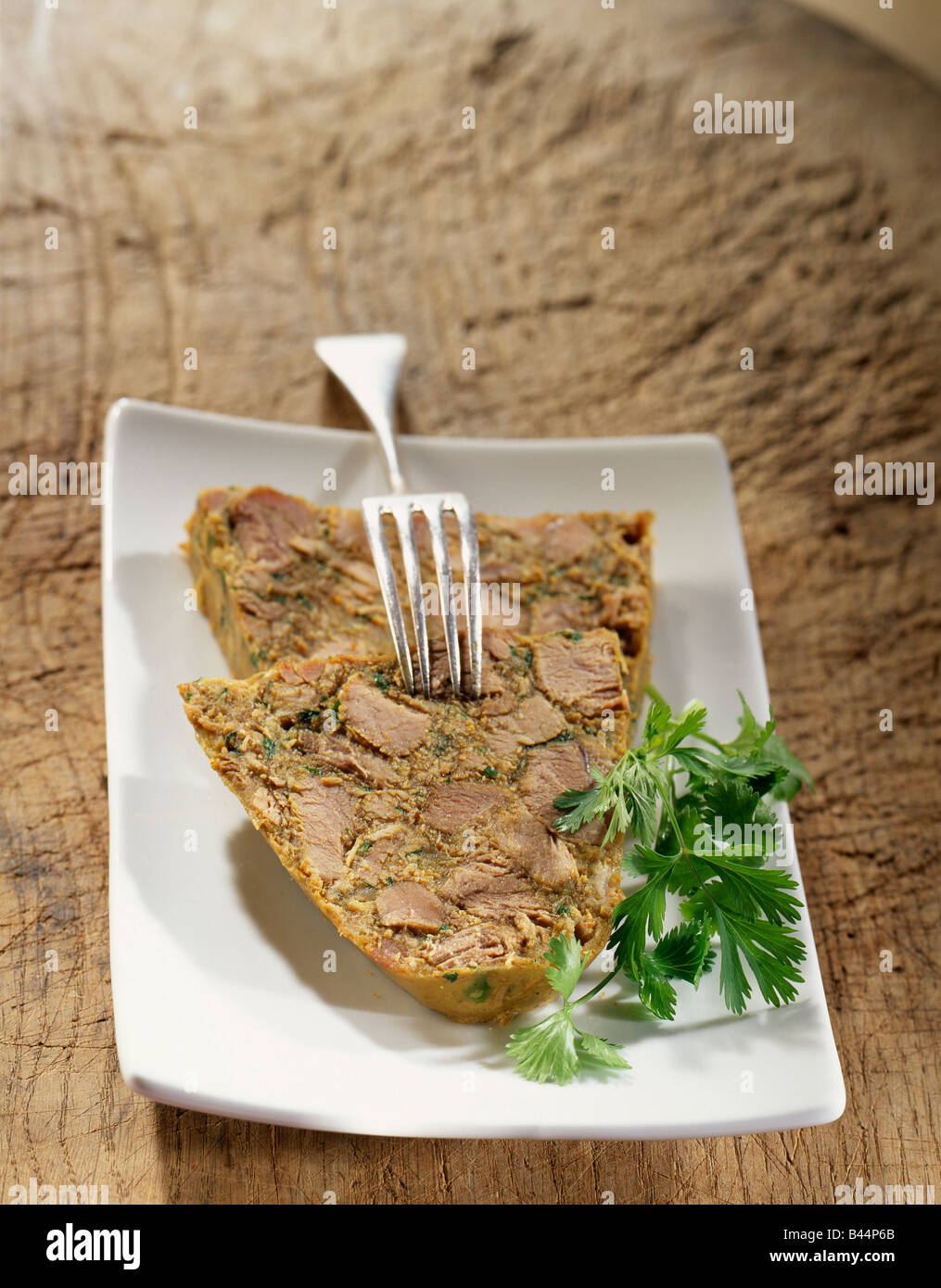 Oriental-style lamb terrine Stock Photo - Alamy