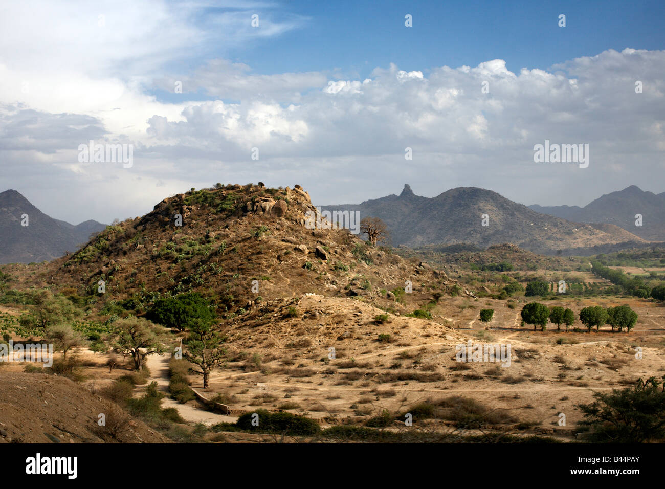 The landscape of western Eritrea Stock Photo - Alamy