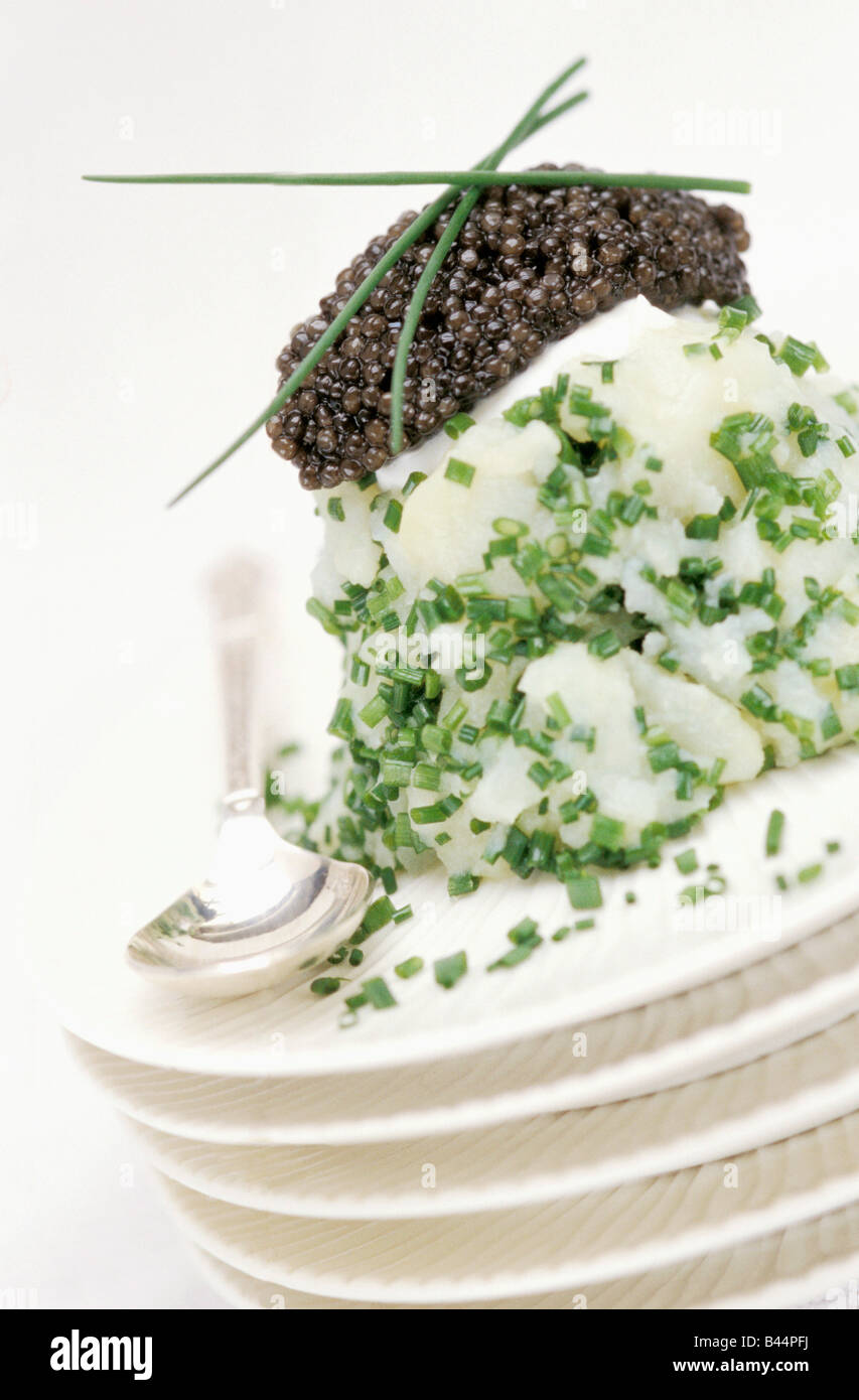 Potato cream caviar hi-res stock photography and images - Alamy