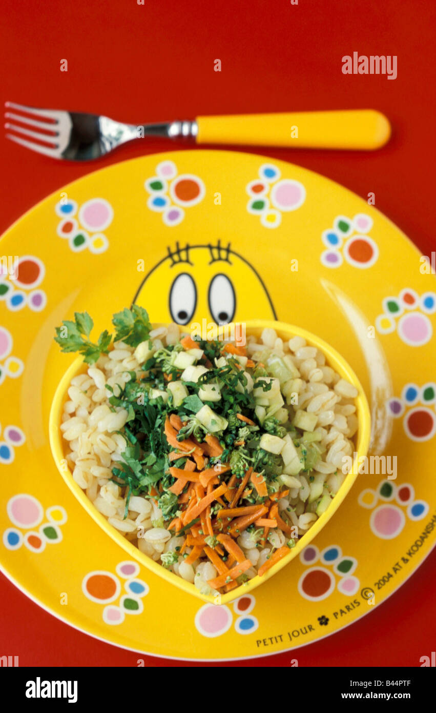 Wheat with young vegetables Stock Photo - Alamy