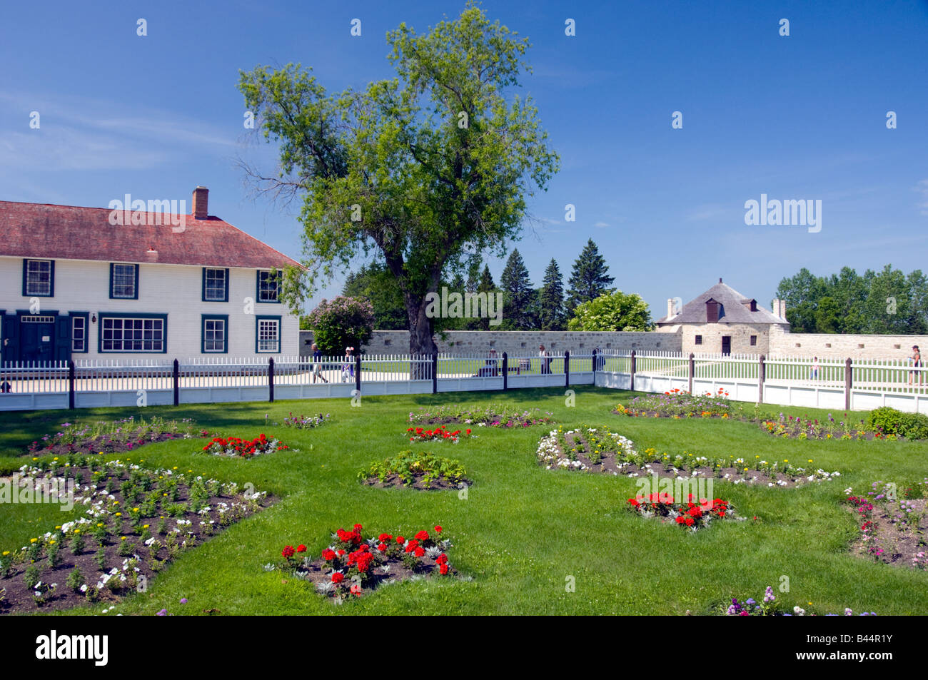Lower Fort Garry National historic park near Lockport Manitoba Canada ...