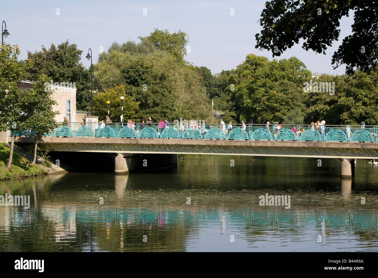 river avon bridge Chippenham town centre wiltshire england uk gb Stock ...