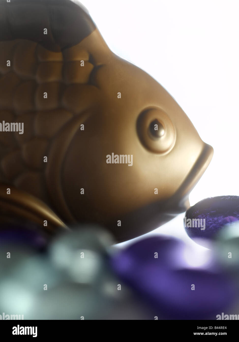 Chocolate Easter fish Stock Photo - Alamy