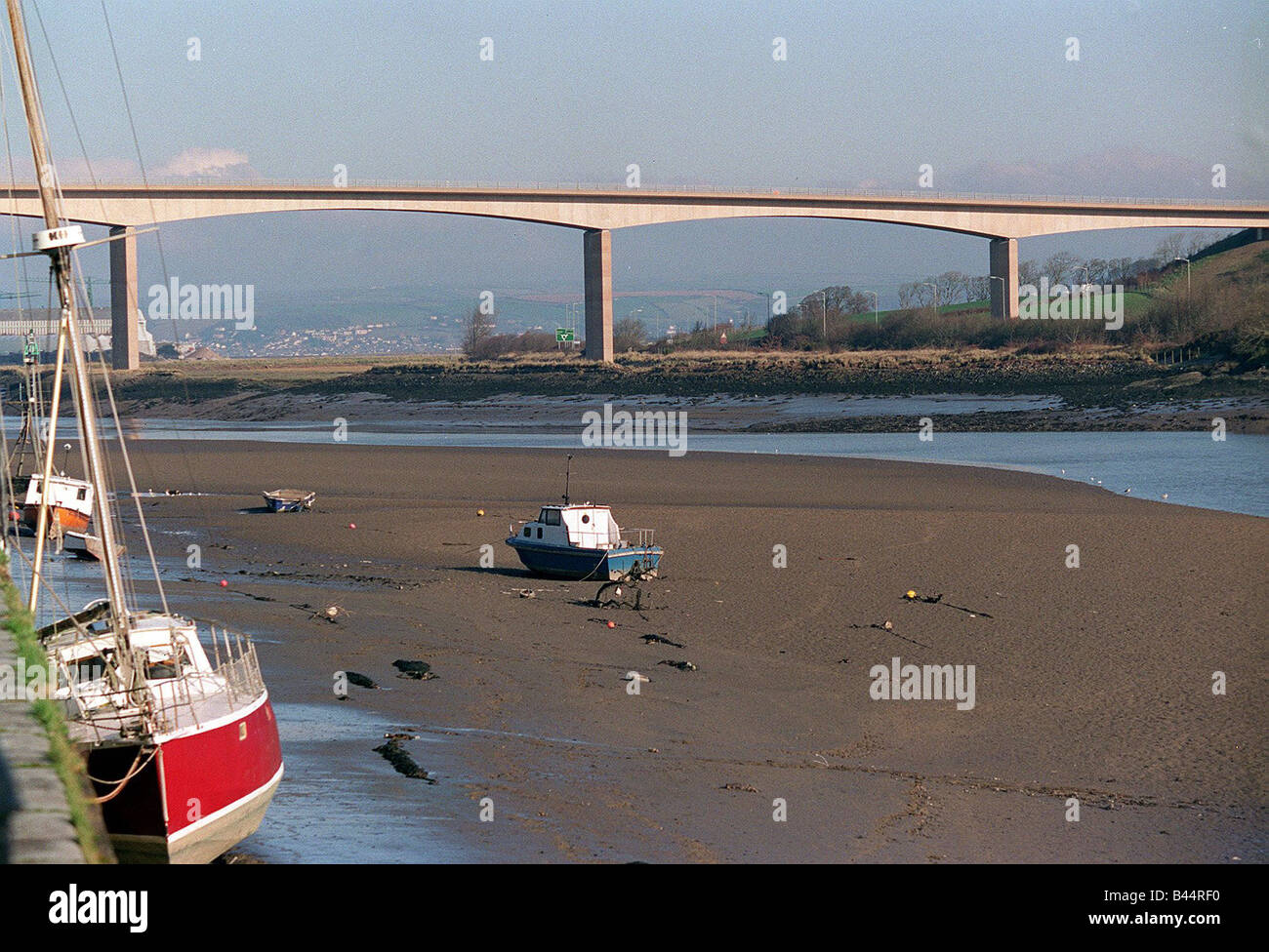Devon Bideford Taw Bridge Stock Photo - Alamy