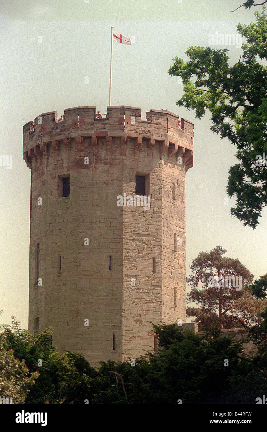 Warwick Castle Tower Stock Photo - Alamy