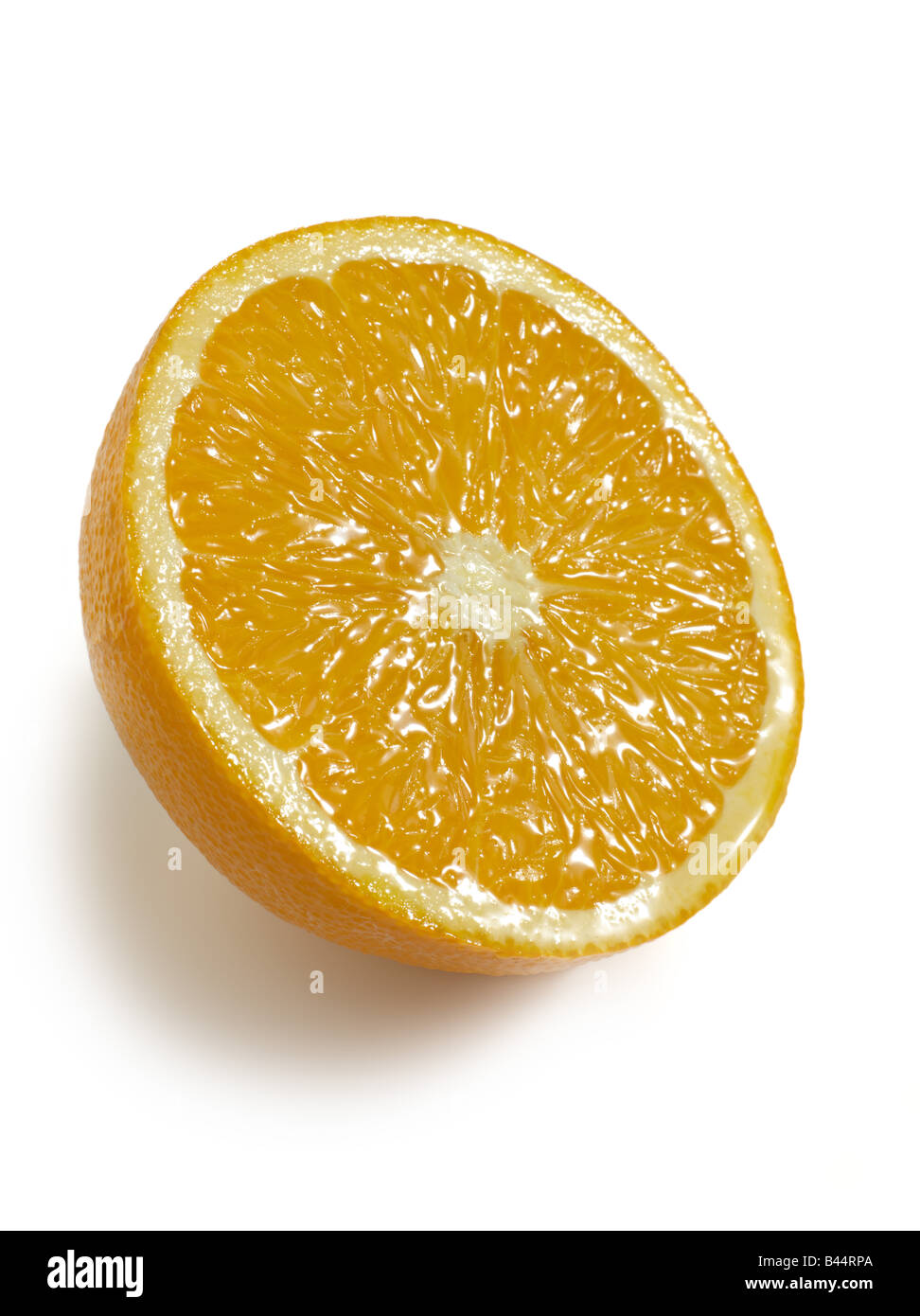 Half an orange Stock Photo - Alamy
