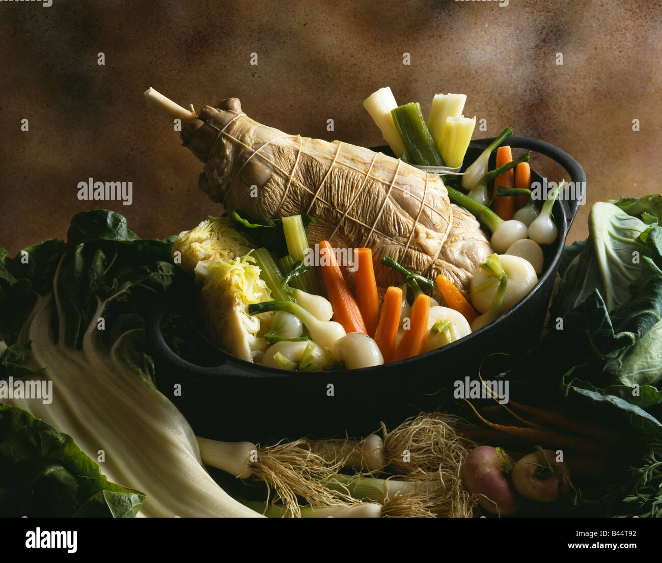 mutton and baby vegetable stew Stock Photo - Alamy
