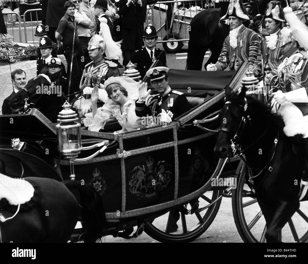 Prince Charles and Lady Diana Spencer Royal Wedding 1981 Prince Charles ...