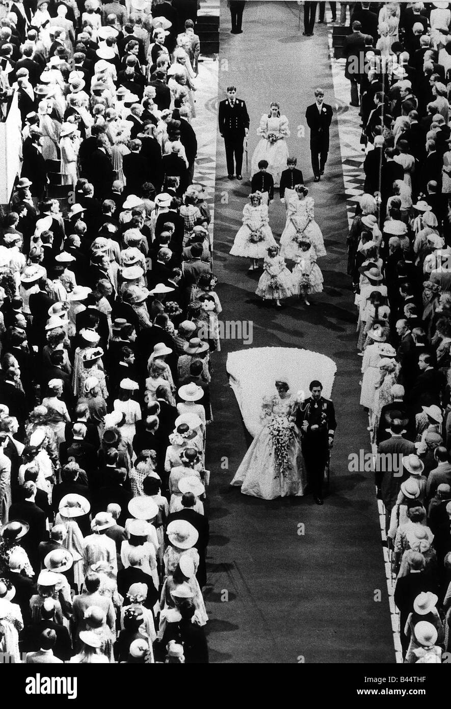Prince Charles and Lady Diana Spencer Royal Wedding 1981 Prince Charles ...