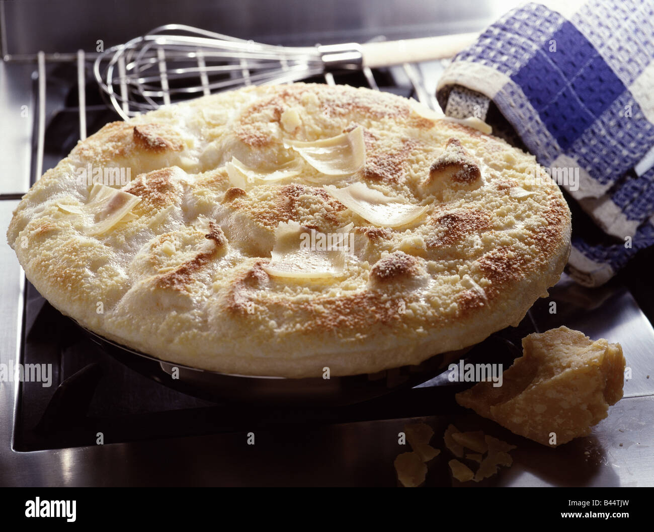 light parmesan omelette Stock Photo - Alamy