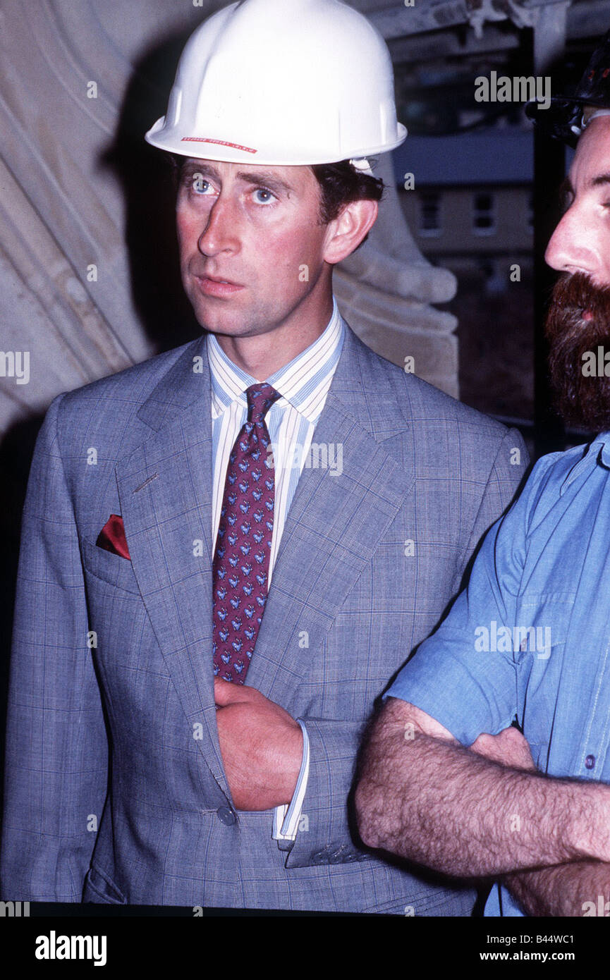Prince Charles at Wells Cathedral July 1982 Stock Photo - Alamy