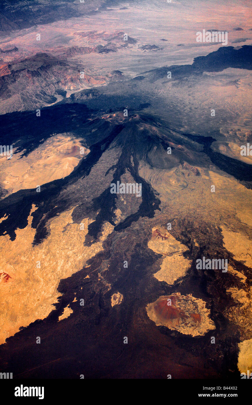 A previously erupted volcano in the Dankalia Depression, Eritrea Stock ...