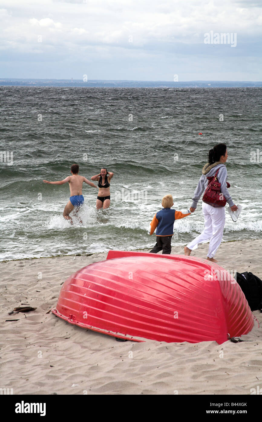 Beach in the city of Hel, Hel Peninsula, Poland Stock Photo - Alamy