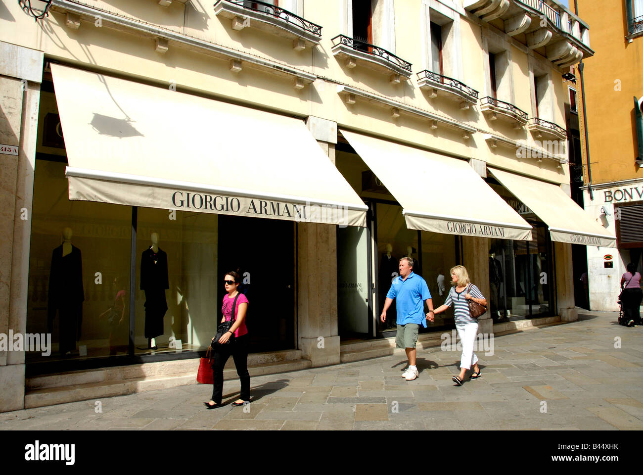 Giorgio Armani shop Venice Italy Stock Photo - Alamy