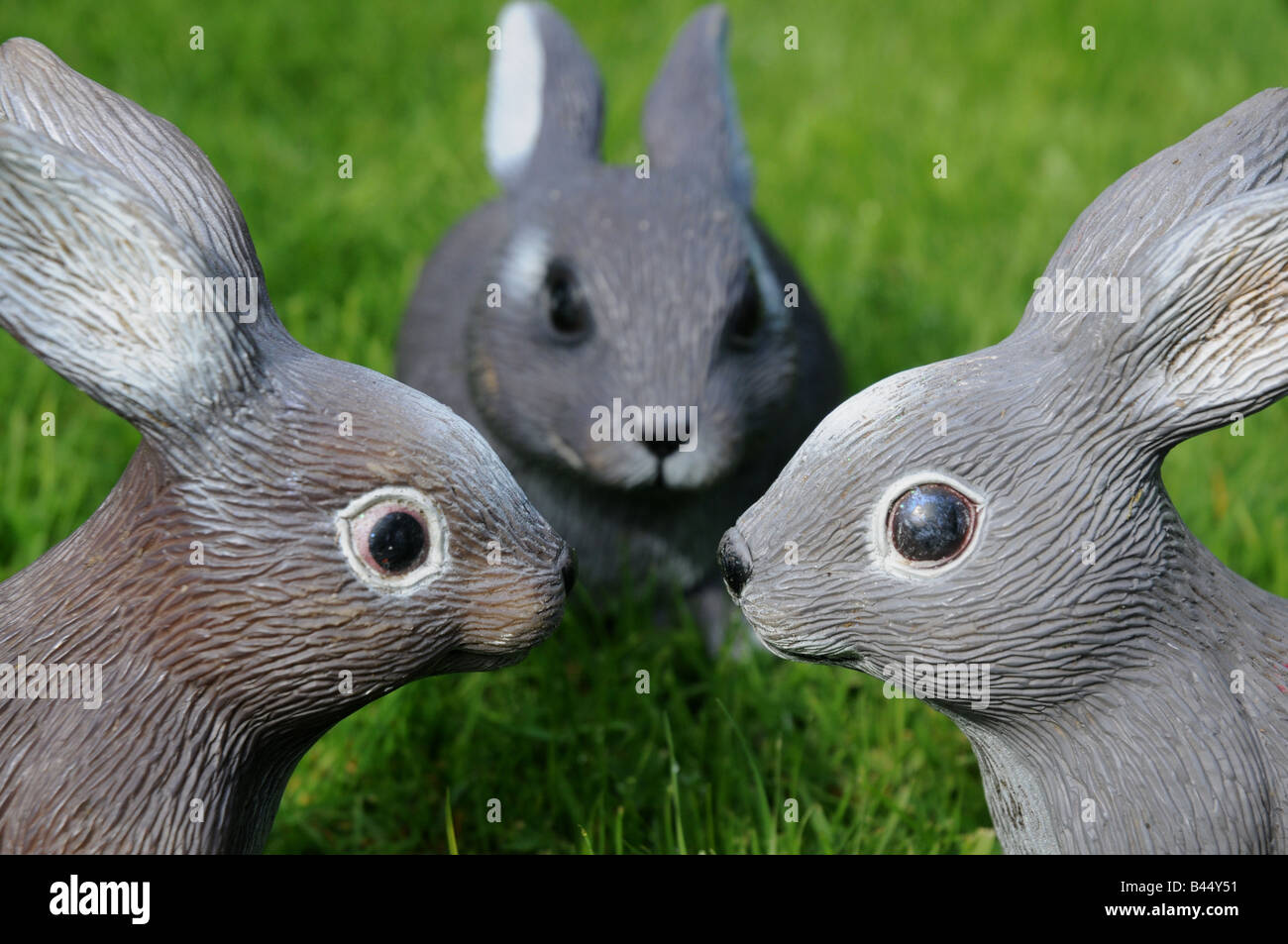 3 toy rabbits Stock Photo - Alamy