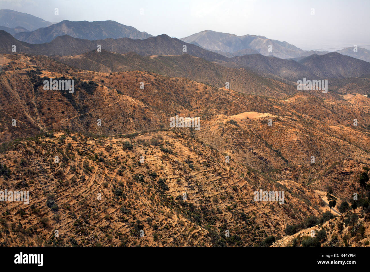 The mountainous landscape on the road between Asmara and Massawa, Eritrea Stock Photo - Alamy