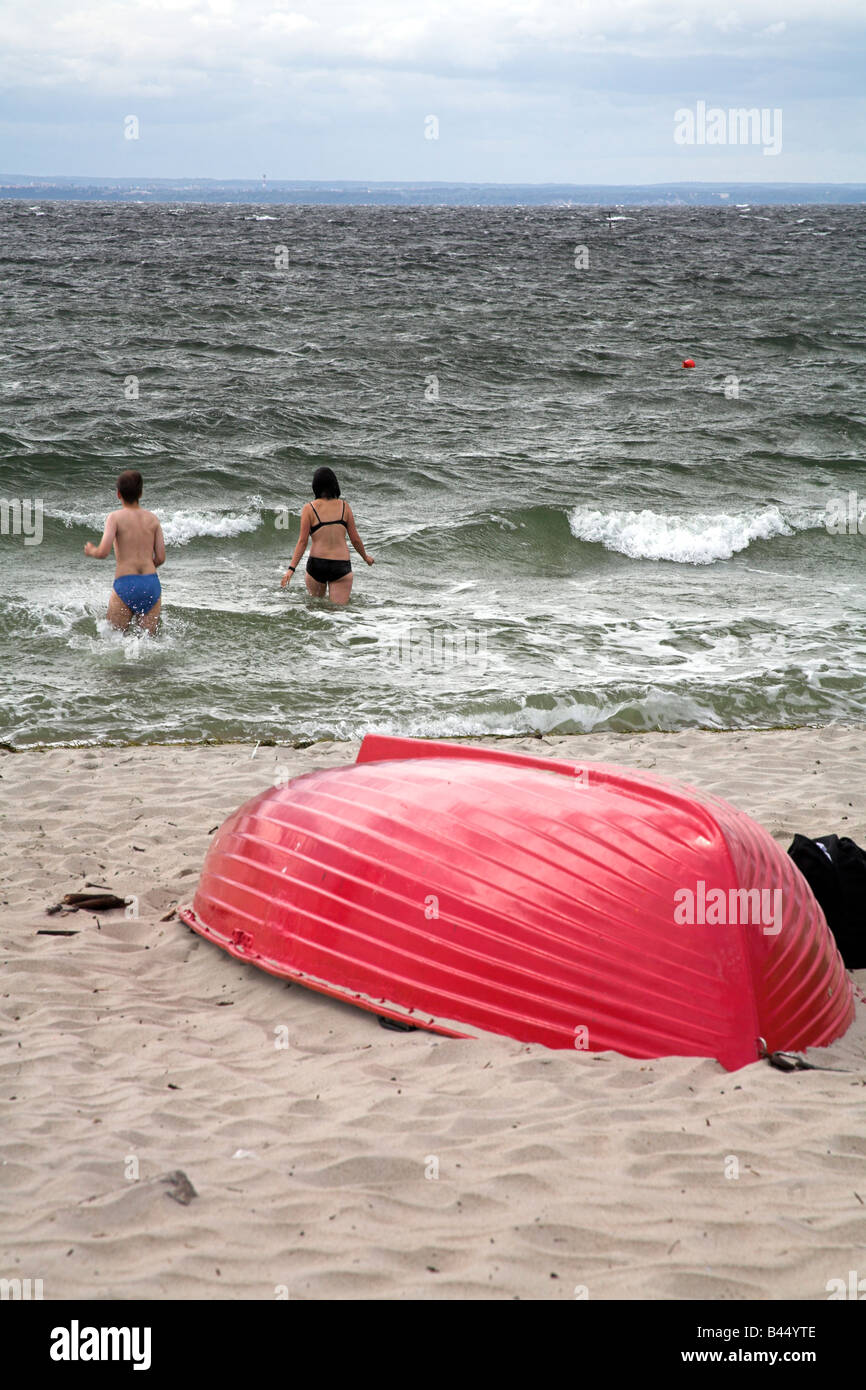 Beach in the city of Hel, Hel Peninsula, Poland Stock Photo - Alamy