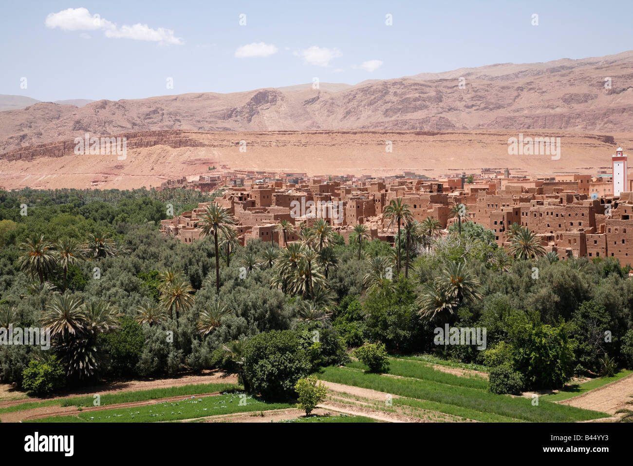 Village of Tinerhir in the Dades Valley Morocco North Africa Stock ...