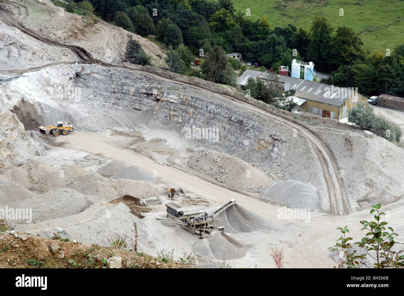 Backdale Quarry on Longstone Edge in Derbyshire "Great Britain Stock ...