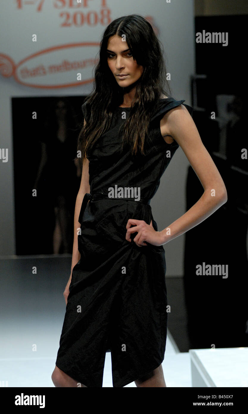 Female model at a fashion show Stock Photo - Alamy