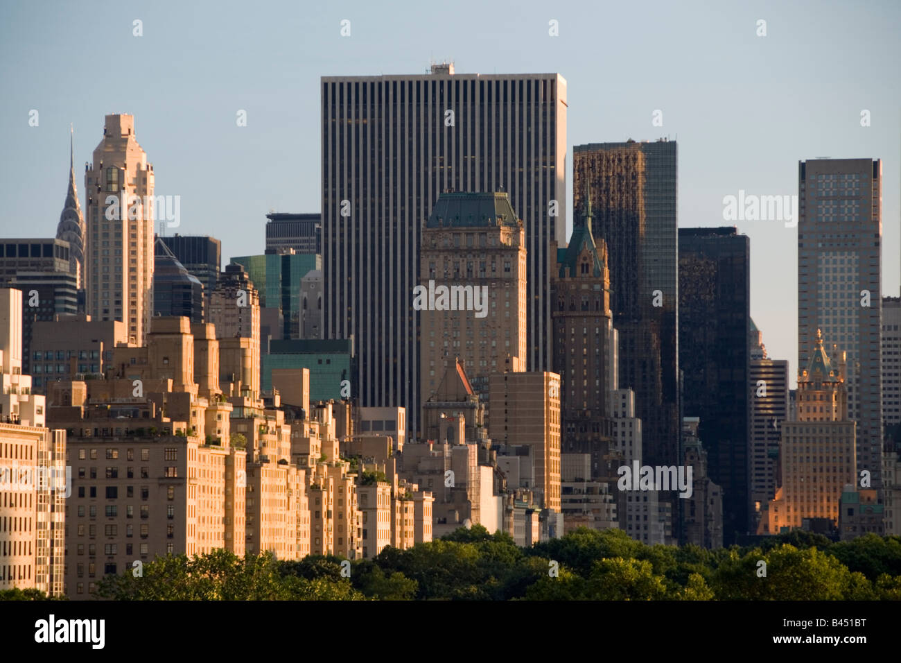 Central Park and the Upper East Side, New York Stock Photo - Alamy