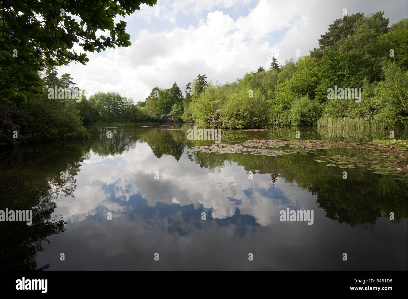 Wellington College Lake Crowthorne Berkshire - 1 Stock Photo - Alamy