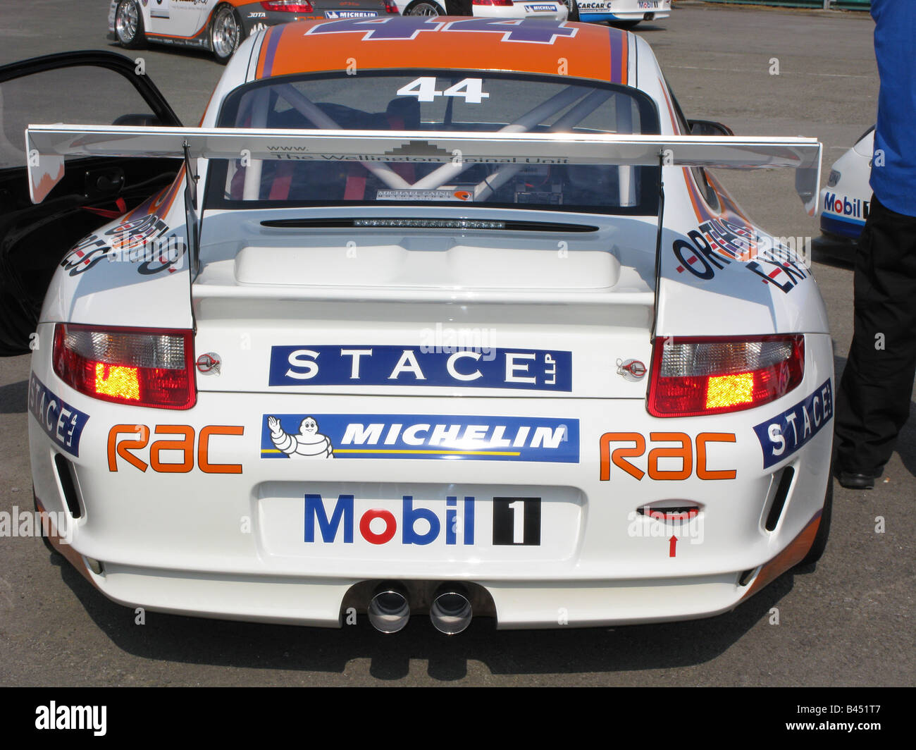 Porche Carrera Cup at the Croft circuit 2008 HiQ MSA British Touring ...