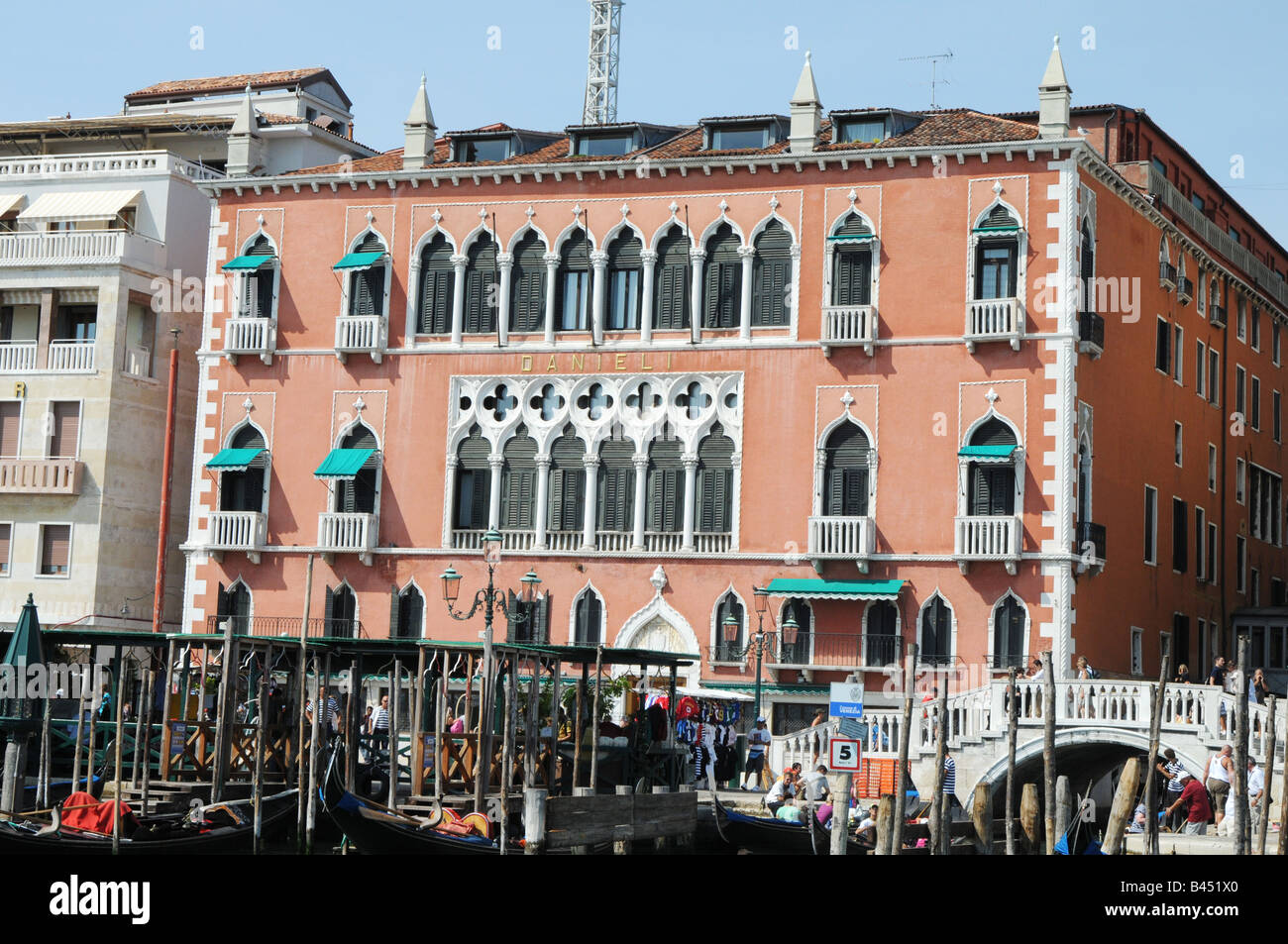 Danieli Hotel in Venice Italy Stock Photo - Alamy