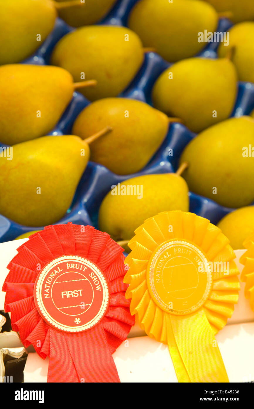 award winning organic fruit and vegetables on display Stock Photo - Alamy