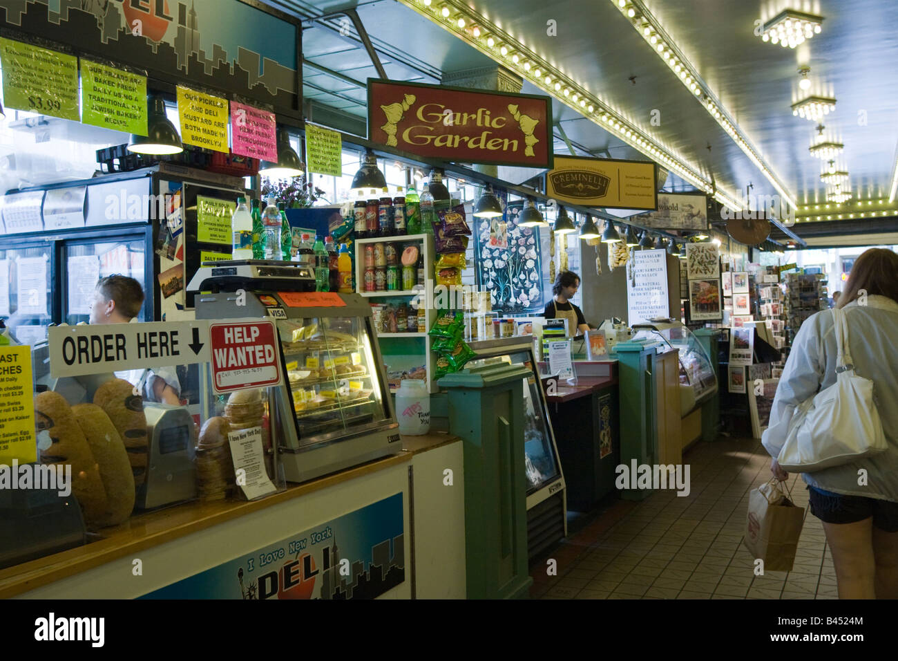 Pike Place Public Market Seattle Washington WA USA Stock Photo - Alamy