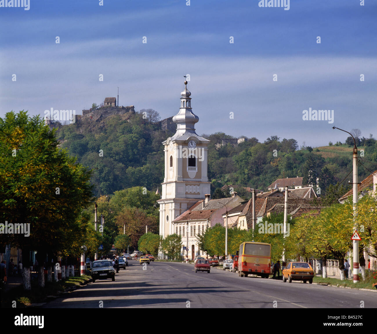 Romania main street hi-res stock photography and images - Alamy