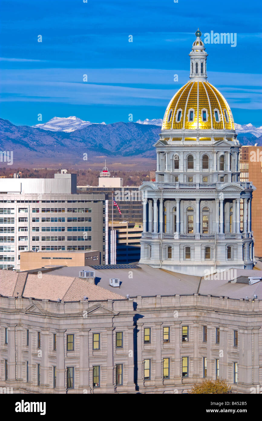 Colorado state capitol golden dome hi-res stock photography and images ...