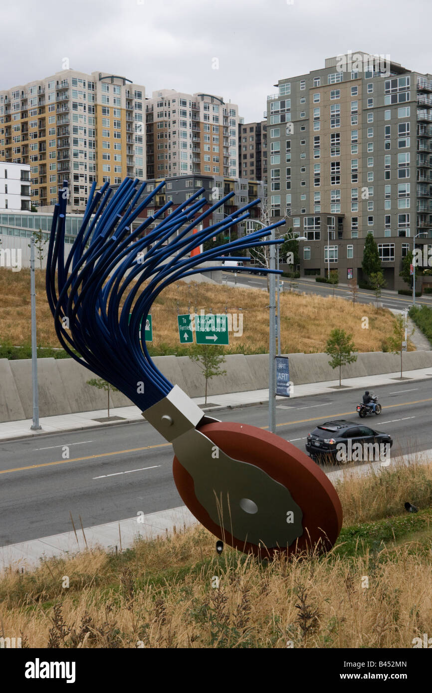 Giant eraser in SAM's Seattle Art Museum Olympic Sculpture Park Seattle ...