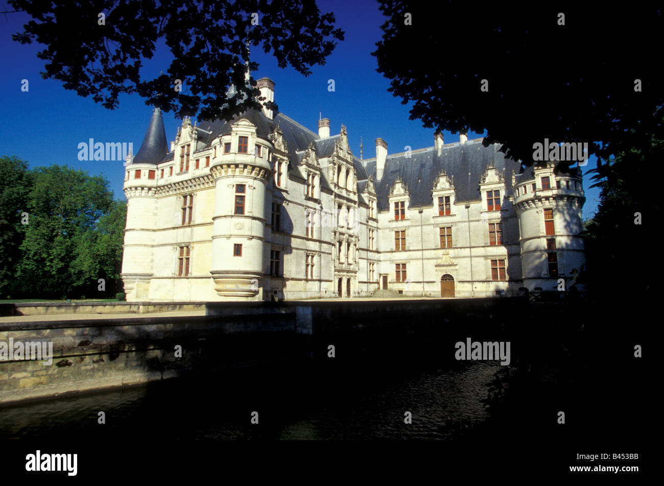 Chateau d Azay le Rideau Stock Photo - Alamy