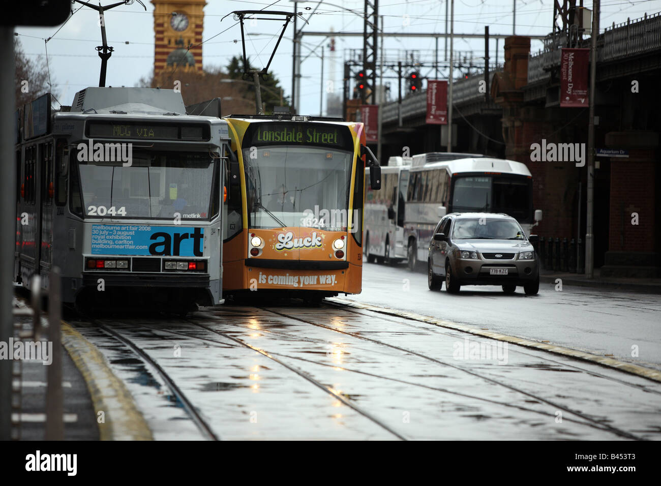 Old melbourne trams hi-res stock photography and images - Alamy