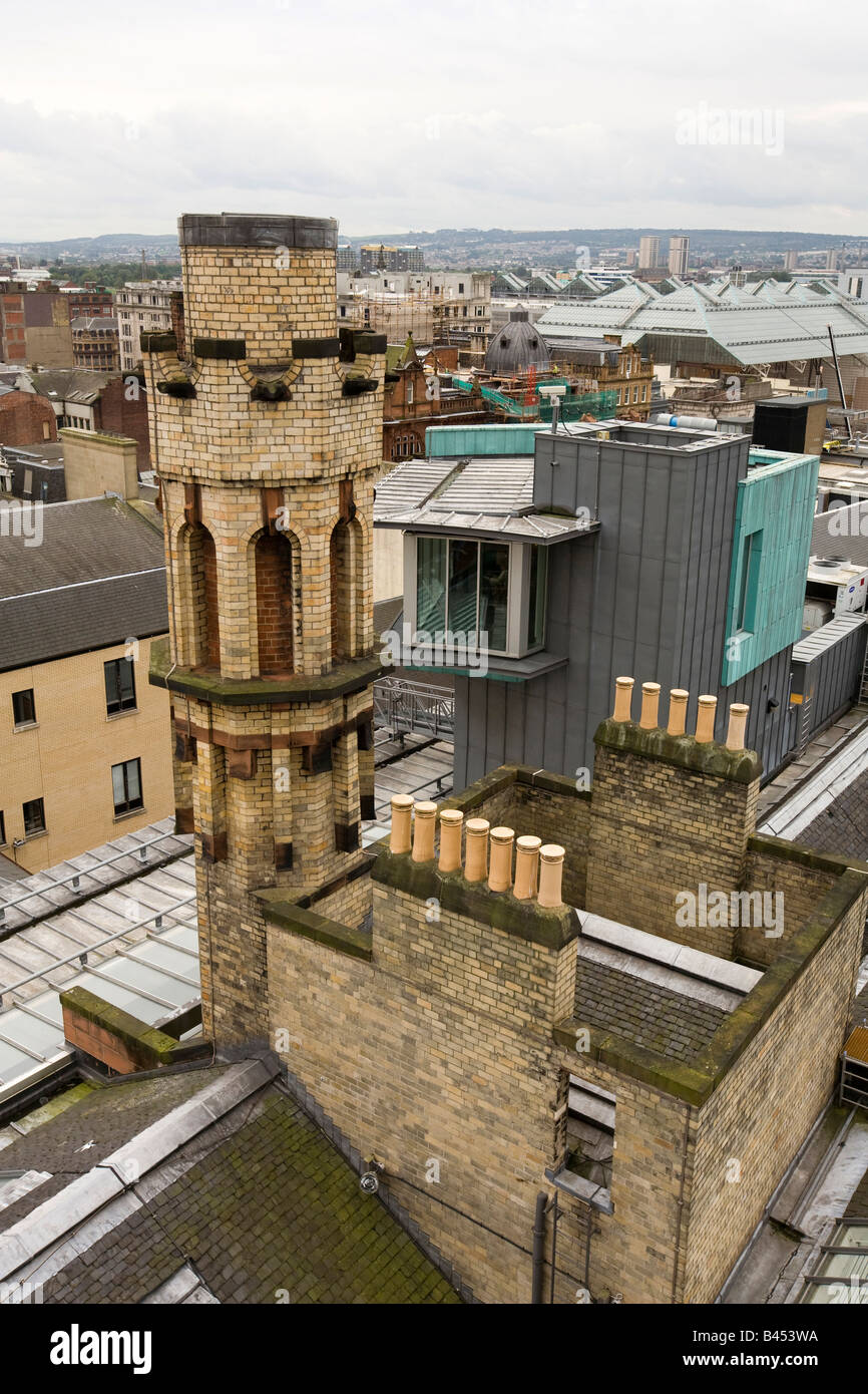 UK Scotland Glasgow Mitchell Lane The Lighthouse lift accessible elevated viewpoint Stock Photo ...
