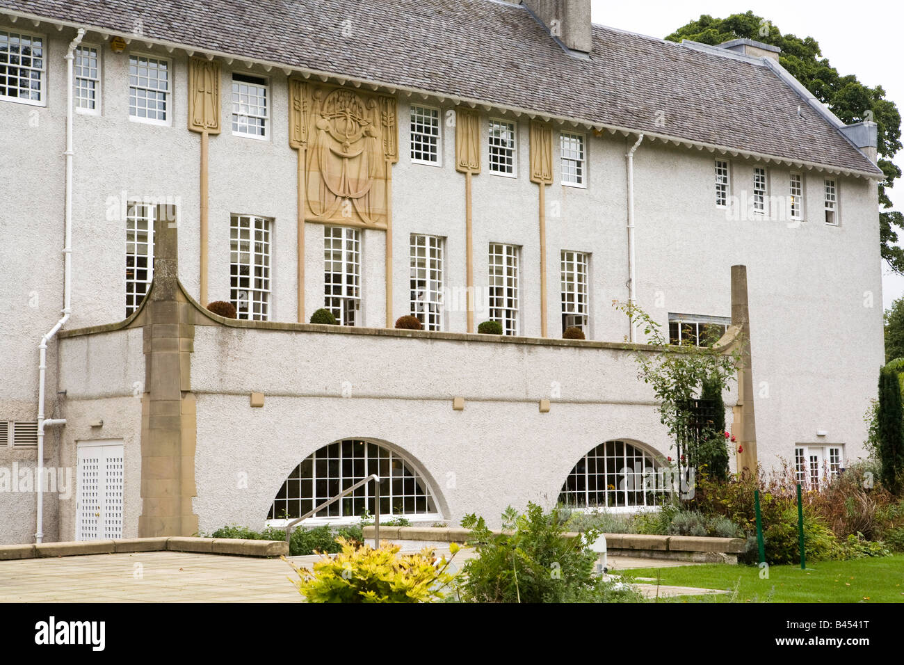 UK Scotland Glasgow Bellahouston Park House for an Art Lover exterior ...