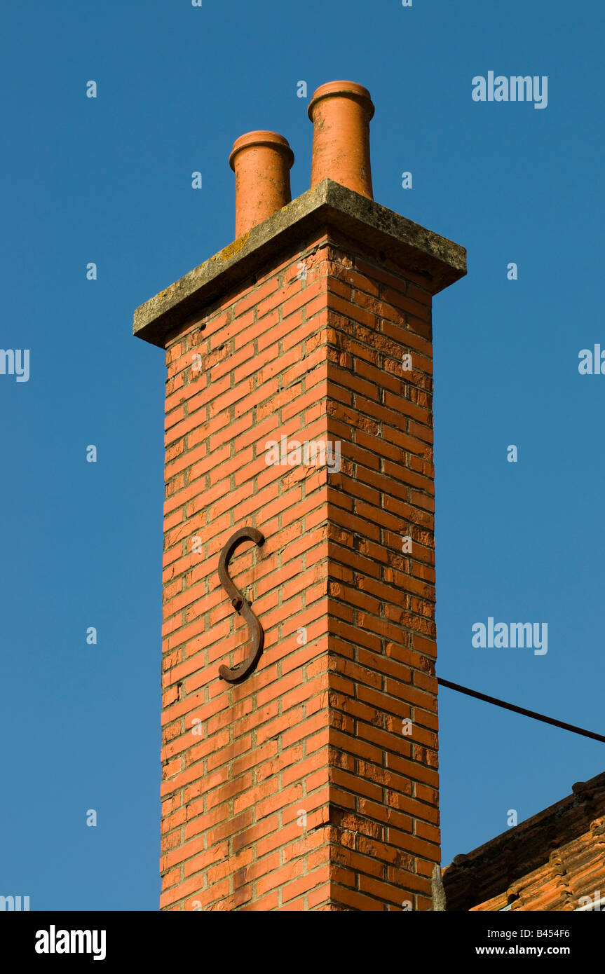 Chimney Brick Decorative Stack High Resolution Stock Photography and ...