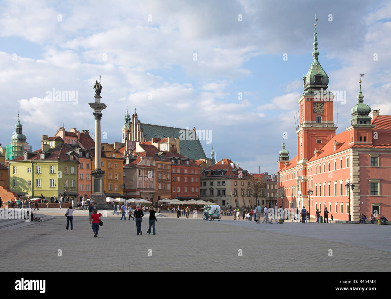 castle square, Warsaw Stock Photo - Alamy