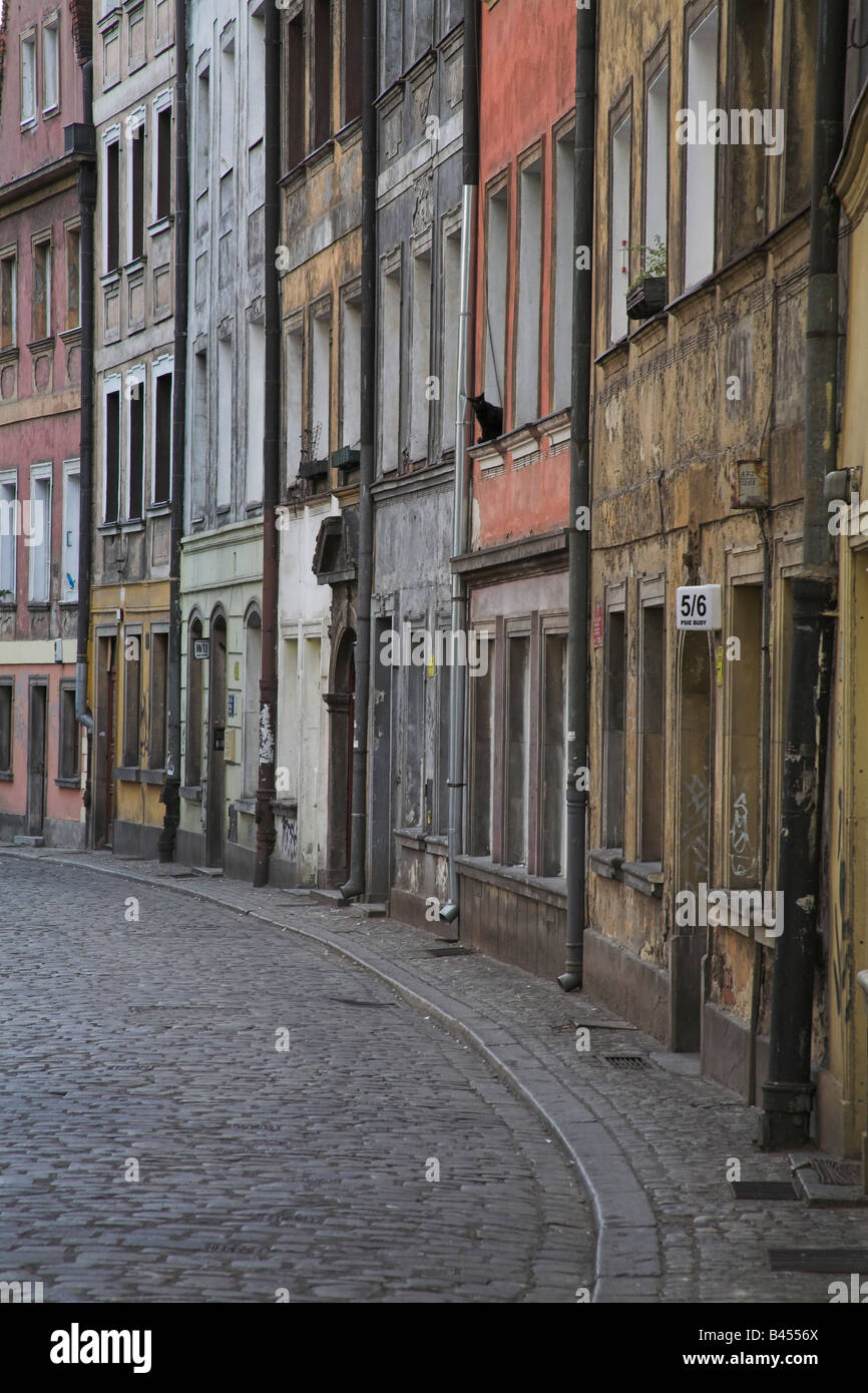 old street view of Wroclaw city Stock Photo - Alamy